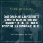 5 Points Depicting the Value of Discipline in Life - TheBalanceWork