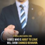 12 Signs Your Boss Is Leaving The Company - What To Do - TBW