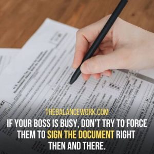 How To Ask Your Boss To Sign A Document In 5 Easy Steps